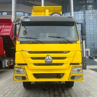 China 6×4 Drive Wheel Heavy Duty HOWO Large Dump Truck Manual Transport Truck with Tyre for sale