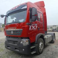 China ZZ4257N3247E1H Diesel Tractor Truck with Air Suspension Seat and 1000L Fuel Tank for sale
