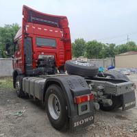 China ZZ4257N3247E1H Diesel Tractor Truck with Air Suspension Seat and 1000L Fuel Tank for sale