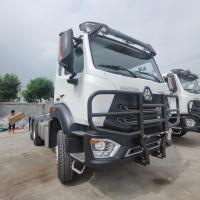 China ZZ4257N3247E1H Towing Semi Trailer with 400HP Dump Truck Trailer and Air Suspension Seat for sale