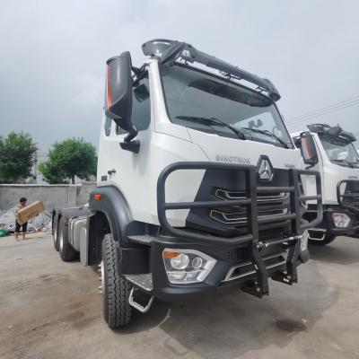 China ZZ4257N3247E1H Towing Semi Trailer with 400HP Dump Truck Trailer and Air Suspension Seat for sale