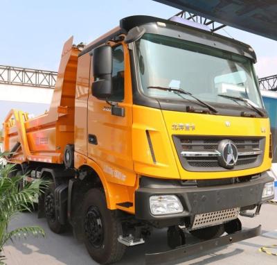 China Beiben Heavy Duty 8X4 Trucks 320 HP 5.6-Meter Self Dumping Used Sinotruck with 6 Months for sale