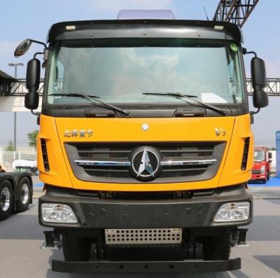 China 8X4 Drive Wheel Used Sinotruck Truck Beiben V3 320 HP Full Payment Hydraulic Steering for sale