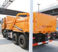 China Shacman 8X4 Pre-Owned Truck Beiben V3 320 HP Hydraulic Steering Self Dumping Currency US for sale