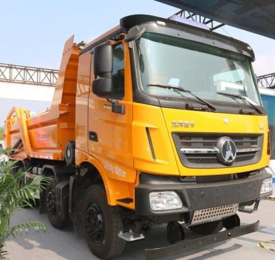 China Beiben Heavy Duty Truck 320 HP 8X4 5.6-Meter Hydraulic Steering Dump Truck with 30-Day for sale