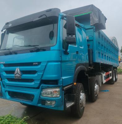 China Newly Used HOWO 371HP Transport Dump Truck with Diesel Engine Power Affordable Option for sale