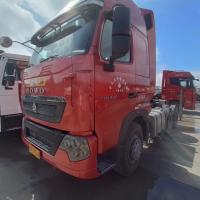 China Heavy Duty Tractor Truck for Towing Semi Trailer 400L Fuel Tank Manual Transmission Type for sale