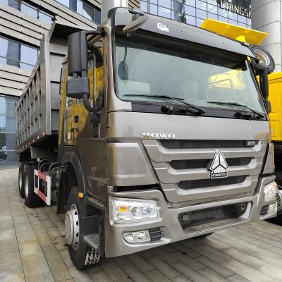 China Highly Carbon Steel Cargo Box HOWO 10 Wheels 380HP Dump Truck 20m3 for Mining Transport for sale