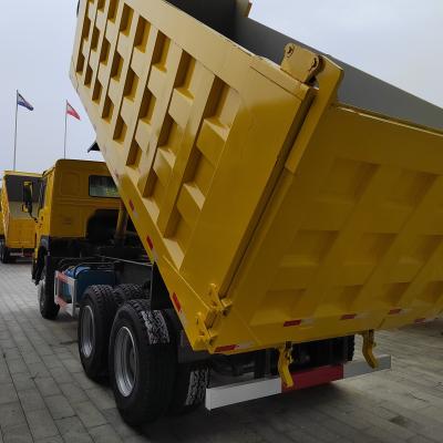 China Second Hand 6X4 6X6 Tipper Truck 371HP-375HP 10tires 20m3 with 11m*2.55m*3.45m Size for sale
