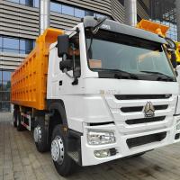 China Euro2 Sinotruk HOWO 375HP 8*4 Dump Truck Front Lifting Style with ＞8L Engine Capacity for sale