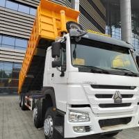 China Euro2 Sinotruk HOWO 375HP 8*4 Dump Truck Front Lifting Style with ＞8L Engine Capacity for sale