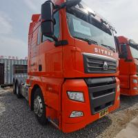 China Sturdy Heavy Duty Tractor for Towing Semi Trailer with Air Suspension Seat US Currency for sale