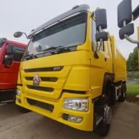 China Sinotruck Used Dump Truck with Hydraulic Power Steering and Carbon Steel Cargo Box for sale