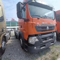 China Manual Transmission Used Sinotruk HOWO 6X4 Tractor Truck with Air Suspension Driver Seat for sale