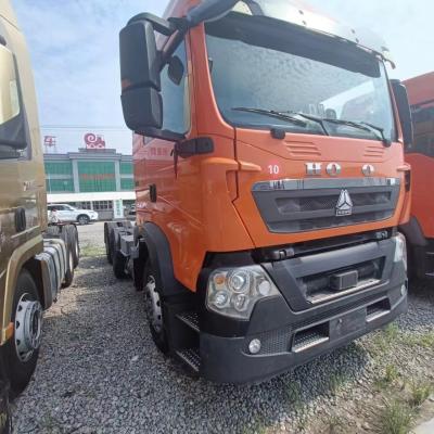 China Manual Transmission Used Sinotruk HOWO 6X4 Tractor Truck with Air Suspension Driver Seat for sale