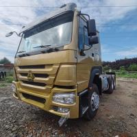 China Affordable HOWO Tractor Truck with 600L Fuel Tank Customized Towing Semi Trailer for sale