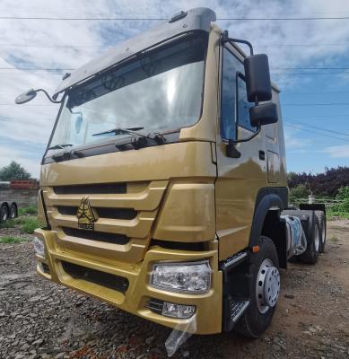 China High Capacity HOWO Diesel Truck Tractor with 1000L Fuel Tank and Air Suspension Seat for sale