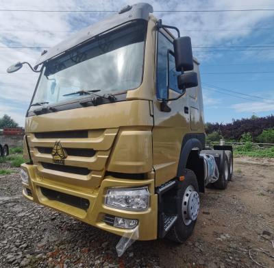 China Customized Request Carbon Steel Cargo Box HOWO Tractor Truck with 1000L Fuel Tank for sale