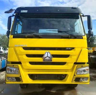 China 31-40t Load Capacity Used HOWO371HP Tractor Transport Truck with Hydraulic Steering for sale