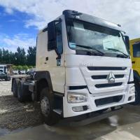 China ZZ4257N3247E1H Second Hand Transport Tractor Truck 371HP6/4 with 30-Day Return Refunds for sale