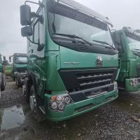 China 400-600L Fuel Tank HOWO Tractor Truck with Customization and Hydraulic Braking System for sale
