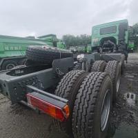China 400-600L Fuel Tank HOWO Tractor Truck with Customization and Hydraulic Braking System for sale