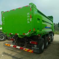 China 8X4 Foton Ouman Dump Truck for Mining Transportation Hyva Front Lift Installed for sale