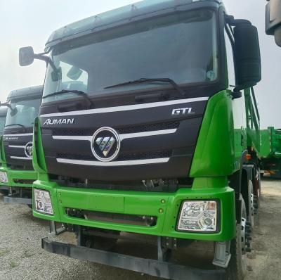 China Customized Carbon Steel Cargo Box Material Foton Ouman 12-Wheel Dump Truck for Mining for sale