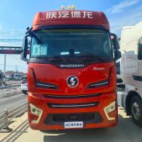 China Diesel Heavy Truck Delong X6000 1000L Fuel Tank Towing Semi Trailer with 5 Seats for sale