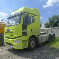 China ZZ4257N3247E1H 6.8x2.5x3.8m FAW Jiefang J6p420HP Diesel 6X4 Tractor Transport Vehicle for sale