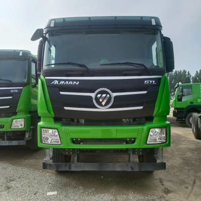 China Foton Auman Dumping Truck with Air Suspension Seat Load Capacity 31-40t DOT Certified for sale