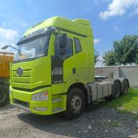 China ZZ4257N3247E1H 1000L Fuel Tank Diesel Tractor Truck J6p420HP with Advanced Technology for sale