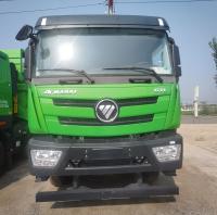 China Foton Dump Truck with Comfortable Air Suspension Seat and Carbon Steel Cargo Box for sale