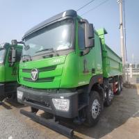 China Foton Dump Truck with Comfortable Air Suspension Seat and Carbon Steel Cargo Box for sale