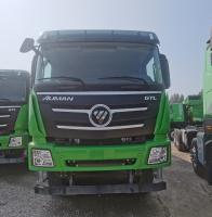 China Carbon Steel Cargo Box Foton Auman Used Dump Truck with 1000L Fuel Tank and Shipping Cost for sale