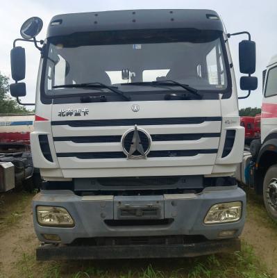 China Carbon Steel Cargo Box Beiben Transport Truck Hydraulic Steering Engine Capacity ＞8L for sale