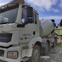 China Shacman Sinotruk Chassis Hydraulic Steering Concrete Mixer Truck and Shipping Cost for sale