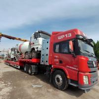 China Shacman Sinotruk Chassis Hydraulic Steering Concrete Mixer Truck and Shipping Cost for sale