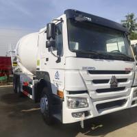 China Sinotruk Concrete Mixer Truck for Heavy Duty Construction at 10245x2496x3450m Size for sale