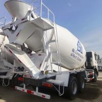 China Sinotruk Concrete Mixer Truck for Heavy Duty Construction at 10245x2496x3450m Size for sale