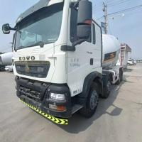 China 340 Tx HOWO Concrete Mixer Truck for Heavy Duty Construction and Hydraulic Steering for sale