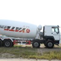 China 8x4 Drive Mode Sinotruk Chassis Cement Mixer with Hydraulic Steering and Power Assistance for sale