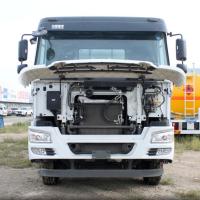 China 8x4 Drive Mode Sinotruk Chassis Cement Mixer with Hydraulic Steering and Power Assistance for sale