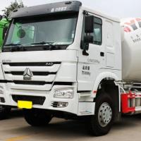 China 6 Months After-sales Service Carbon Steel Cargo Box Hydraulic Steering Cement Truck for sale