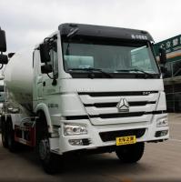 China 6 Months After-sales Service Carbon Steel Cargo Box Hydraulic Steering Cement Truck for sale