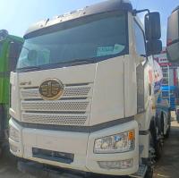 China Low Mileage Used Concrete Mixer Truck with Carbon Steel Cargo Box and Air Conditioner Cab for sale