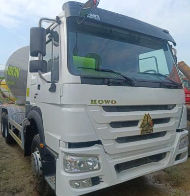 China Euro 3 HOWO 12m3 380HP Classic Concrete Mixer Truck with Power Assistance Steering for sale