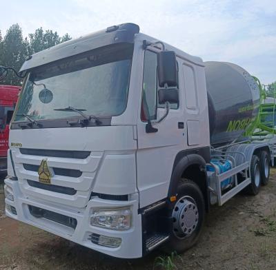 China US Initial Payment Sinotruk 12m3 380HP Utility Concrete Mixer Truck for Construction for sale