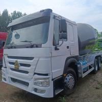 China ZZ1257N3647N1 Used HOWO 12m3 380HP Concrete Mixer Truck with Power Steering Assistance for sale