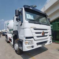 China 30T Payload Carbon Steel HOWO Concrete Mixer Truck with Hydraulic Steering and Tyres for sale